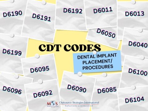 CDT Codes to Report Dental Implants